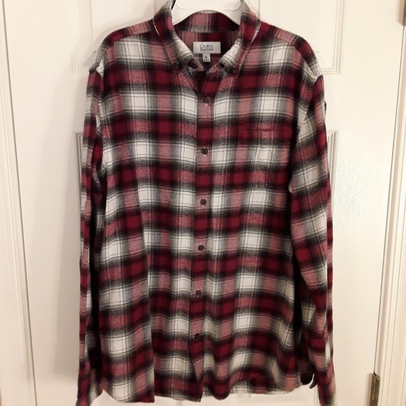 croft & barrow | Shirts | Croft Barrow Mens Flannel Buttondown Shirt Am ...